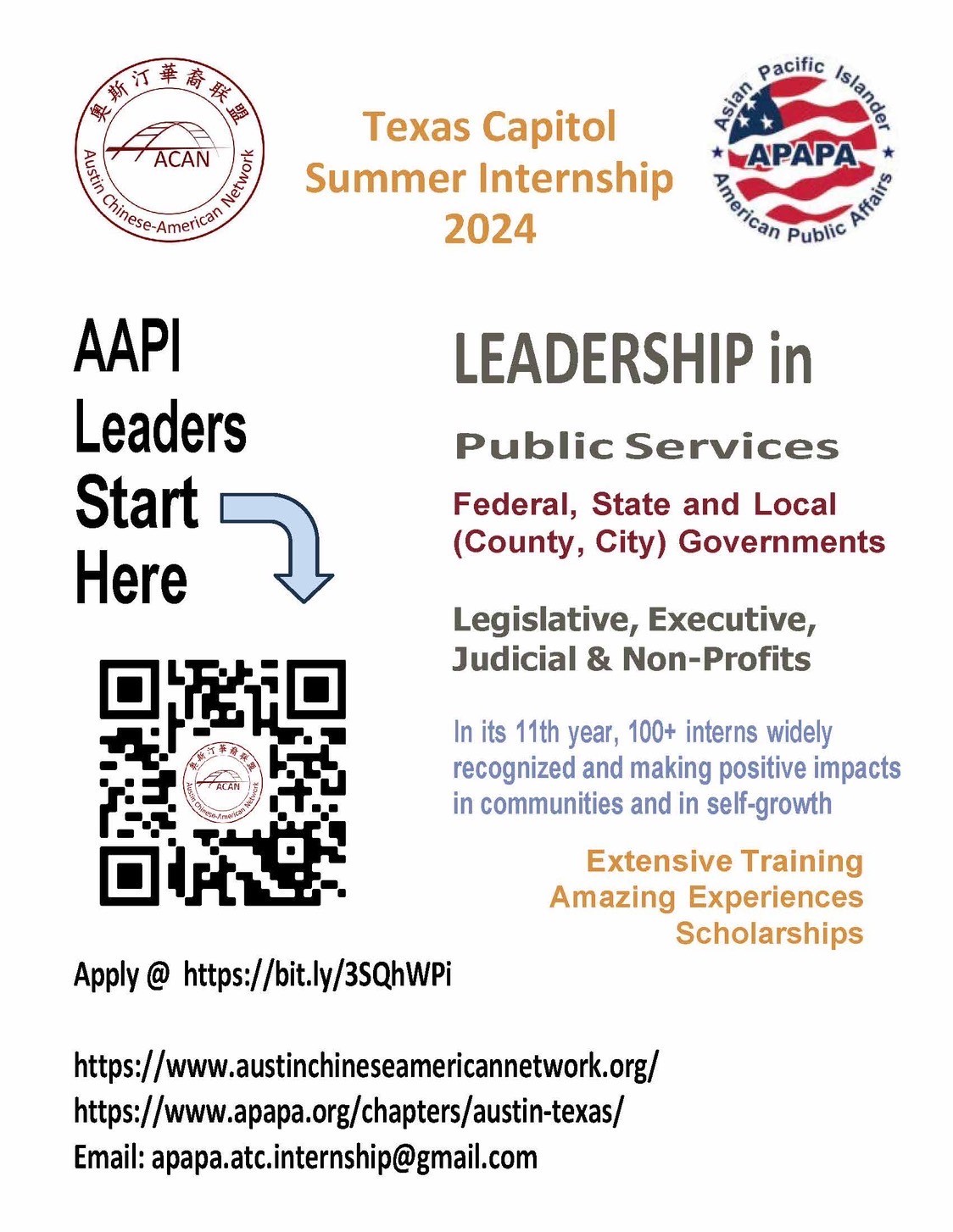 Texas Capitol Summer Internship - Austin Chinese-American Network